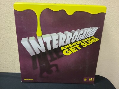 Mattel "Interrogation" Board Game: Answer Quick Or Get Slimed NEW FREE ...