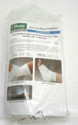 Posey 6224L Knitted Heel And Elbow Protectors Foam Pad Large 1 Pair | eBay