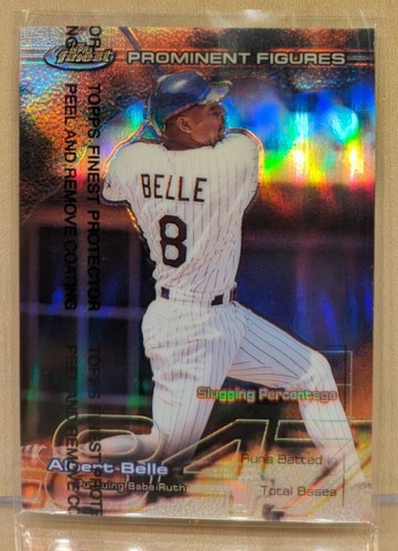 1999 Topps Finest PROMINENT FIGURES #PF20 Albert Belle Refractor RARE ...