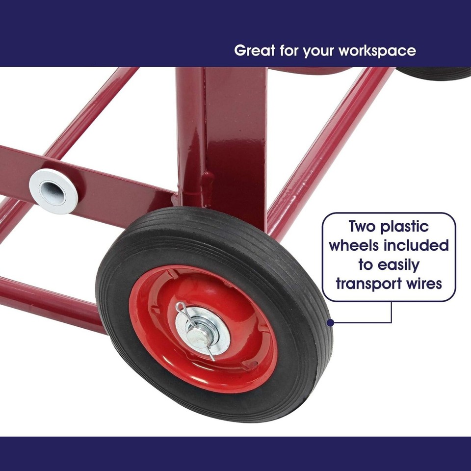 Electrical Wire Spool Dolly Cart Bulk Cable Caddy Wiring Spool ...