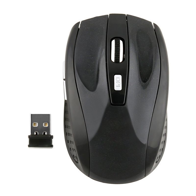 2.4GHz Wireless Optical Mouse &USB Receiver Adjustable DPI for PC ...
