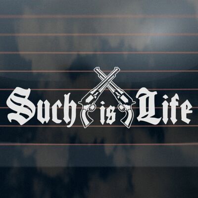 SUCH IS LIFE Sticker 330mm aussie ned kelly ute bns car window decal ...