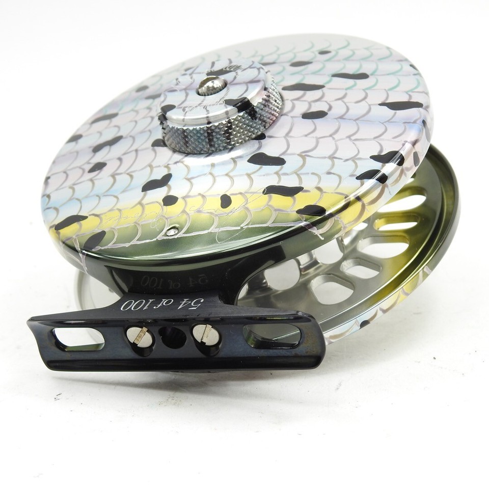 James Prosek "Montana Grayling" Abel Super 4N Fly Reel. W/ Box & Framed ...