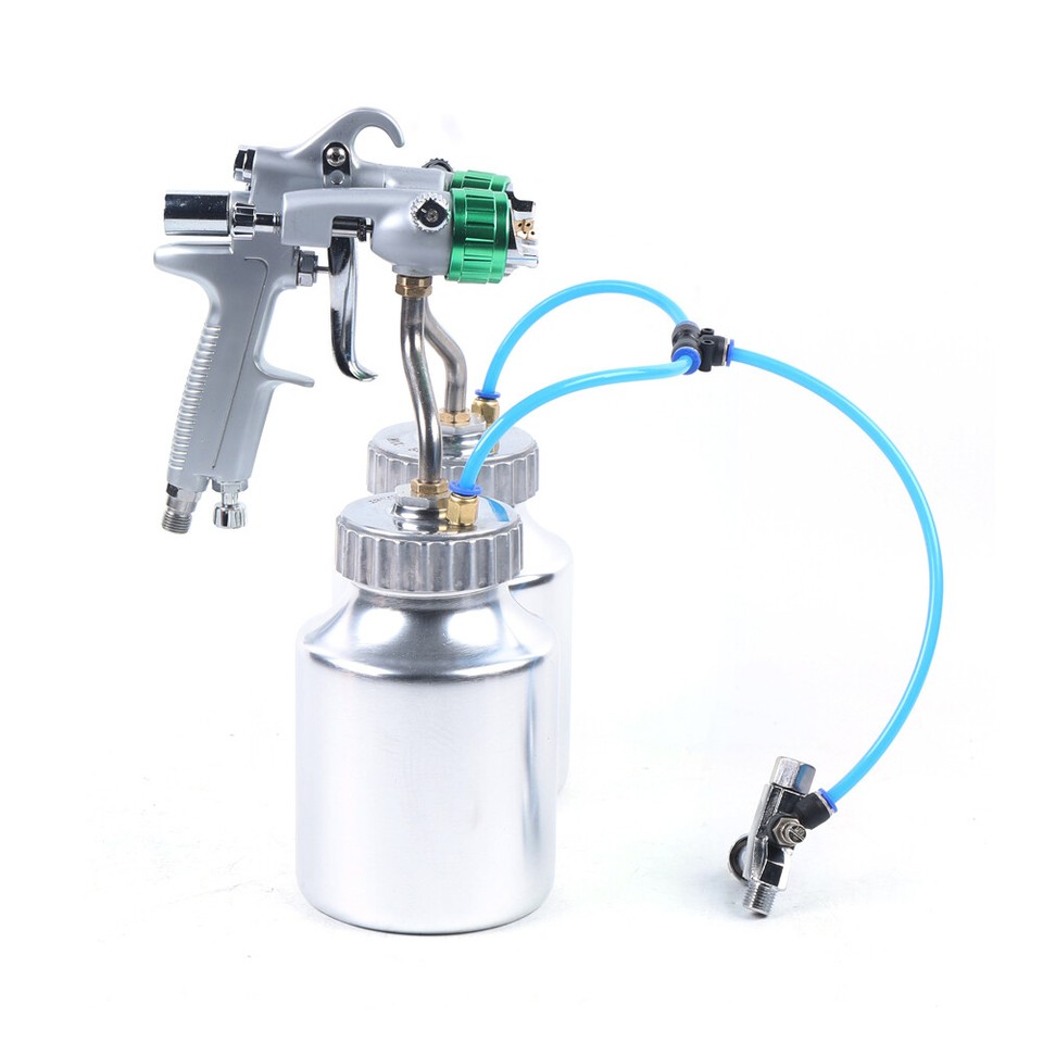 Handheld Automatic Polyurethane Spray Gun Foam Sprayer Double Head+2*1L ...
