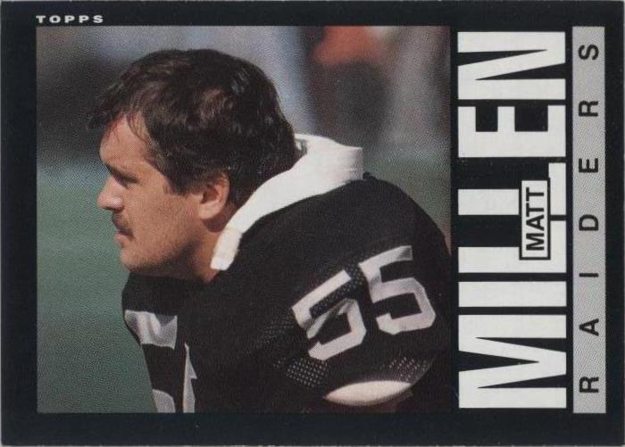 1985 Topps Matt Millen #295 for sale | eBay