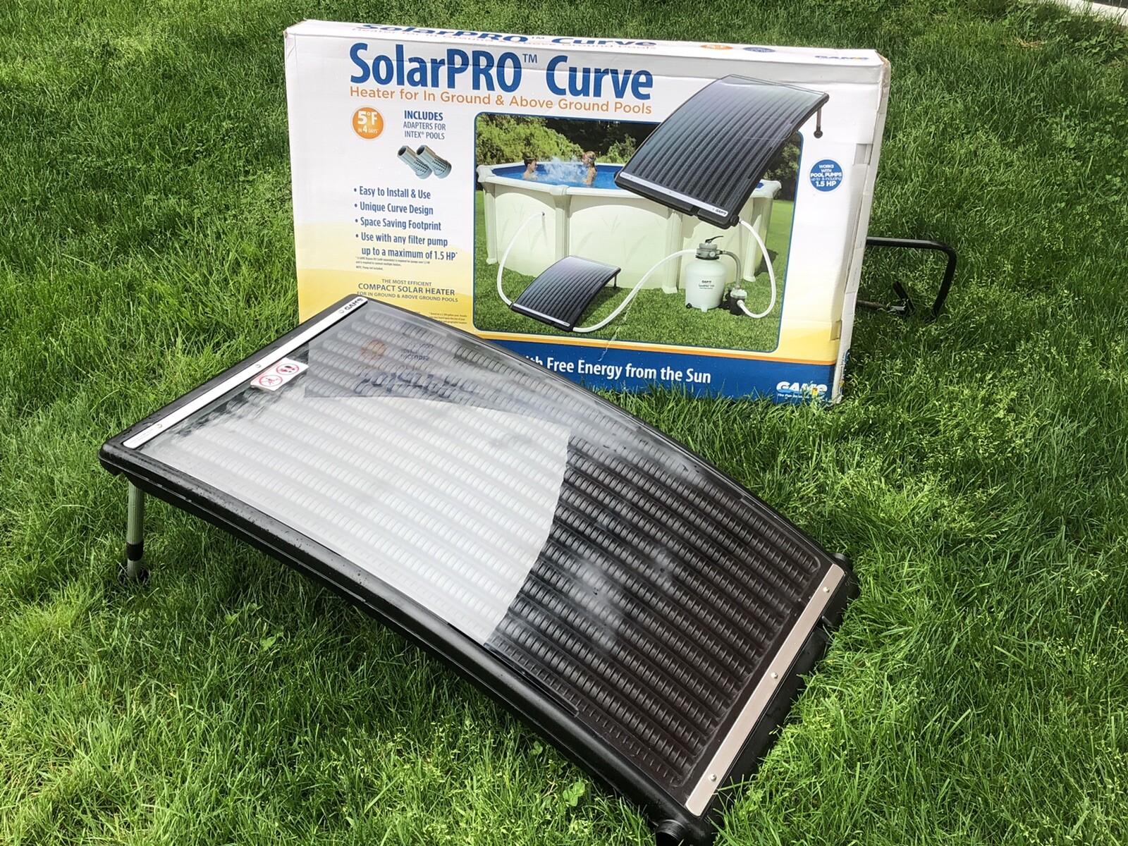GAME 4721-BB SolarPRO Curve Pool Heater for sale online | eBay