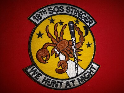 Vietnam War Patch US Air Force 18th Special Operations Squadron (SOS ...
