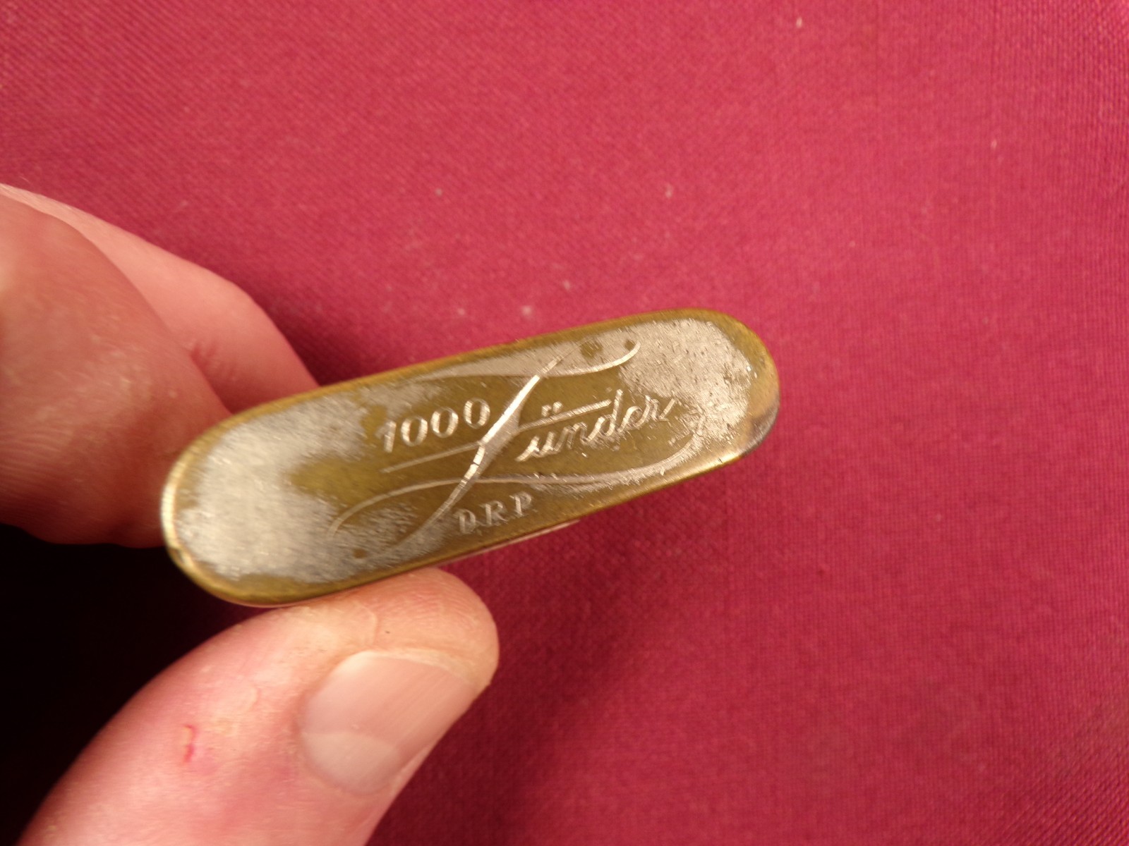 Vintage / Antique Lunder 1000 DRP Trench Lighter Empor mis Flohr Rare ...