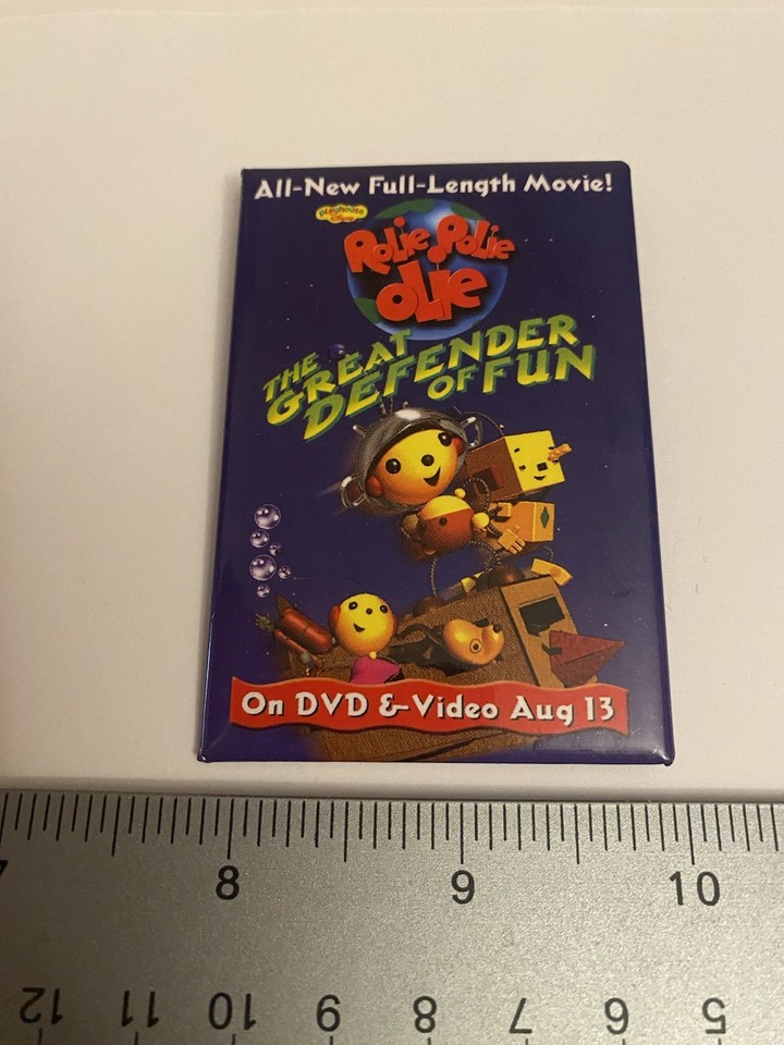 Rolie Polie Olie The Great Defender Of Fun Pin Back Button P144 | eBay
