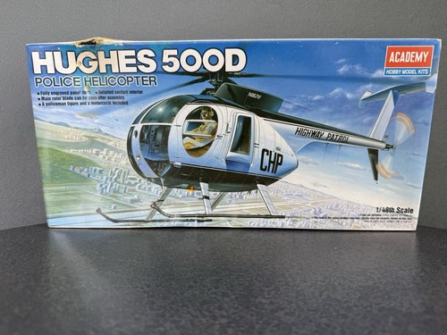 Academy Hughes 500D Police Helicopter Model Kit 1/48 Scale | eBay