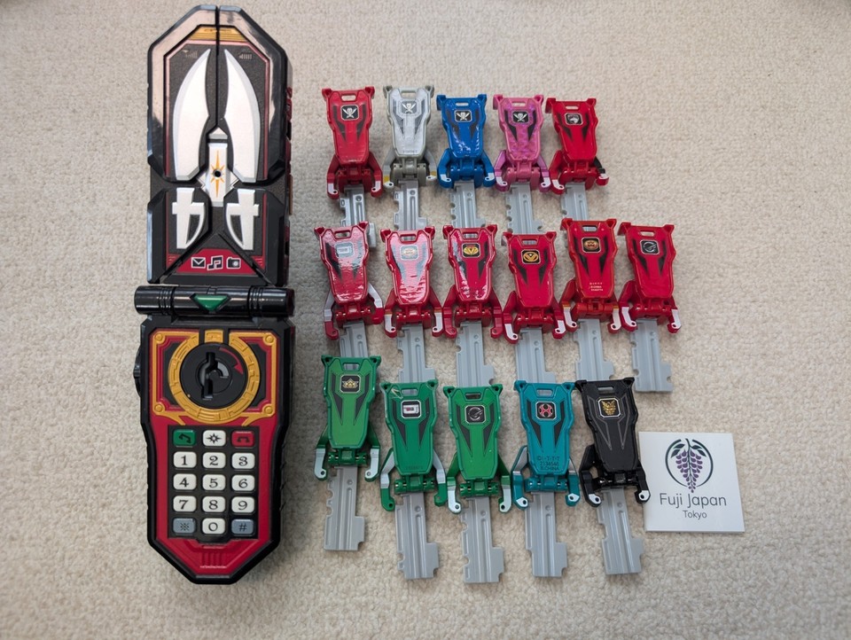 Kaizoku Sentai Gokaiger DX Mobirates Morpher & 16 Ranger Keys Bandai JP ...