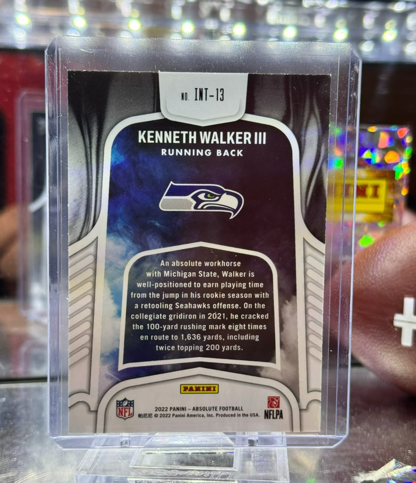2022 Panini Absolute - Introductions Kenneth Walker II #INT-13 (RC) | eBay