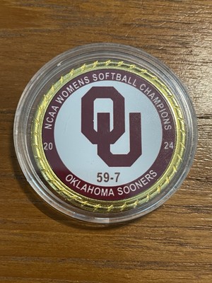 Tribute Coin Oklahoma Sooners 2024 Women's Softball Championship | eBay