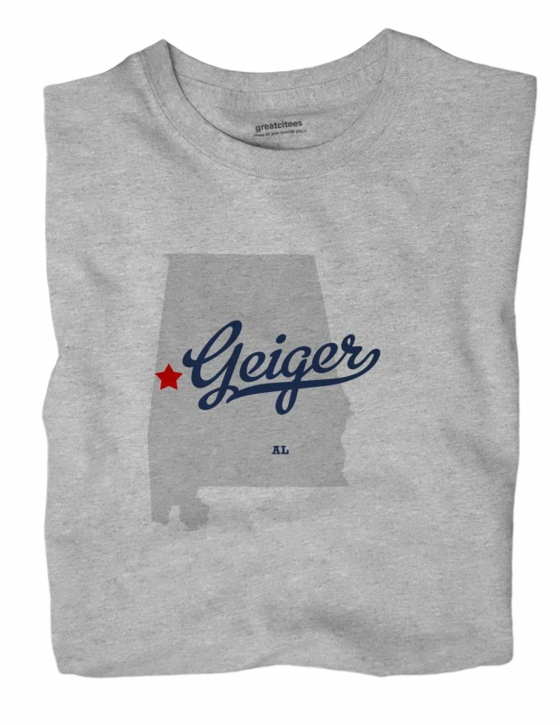 Geiger Alabama AL Ala T-Shirt MAP | eBay