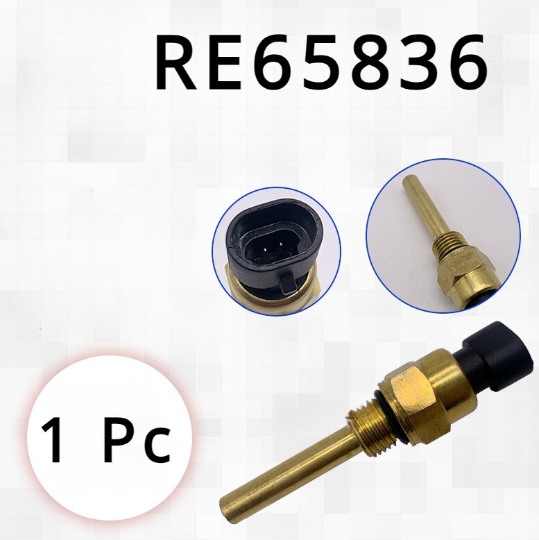 1 Pc New Water Temperature Sensor RE65836 Fit For John Deere Excavator ...