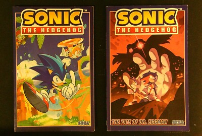 SONIC THE HEDGEHOG VOL #1 & #2 TPB Collects #1-8 IDW - Fallout | eBay