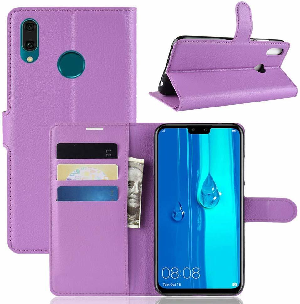 For JB HUAWEI Y9 Prime 2019 New Premium PU Leather Wallet FLIP Case TPU ...