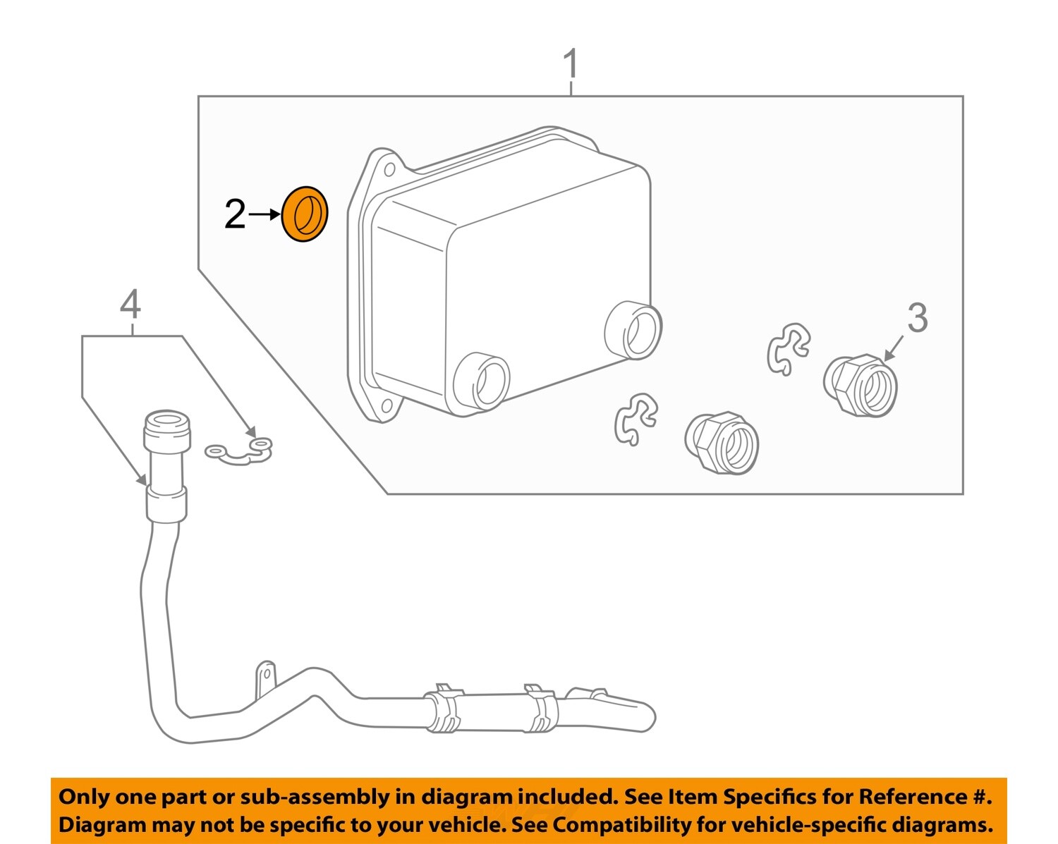 GM OEM 14-24 Acadia Cooling Oil Cooler-Oil Cooler Seal 12698626 | eBay