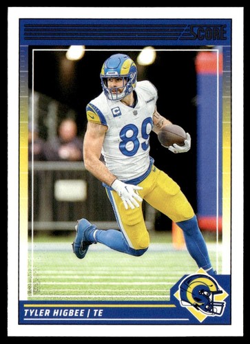TYLER HIGBEE 2024 PANINI SCORE FOOTBALL LOS ANGELES RAMS #158 | eBay
