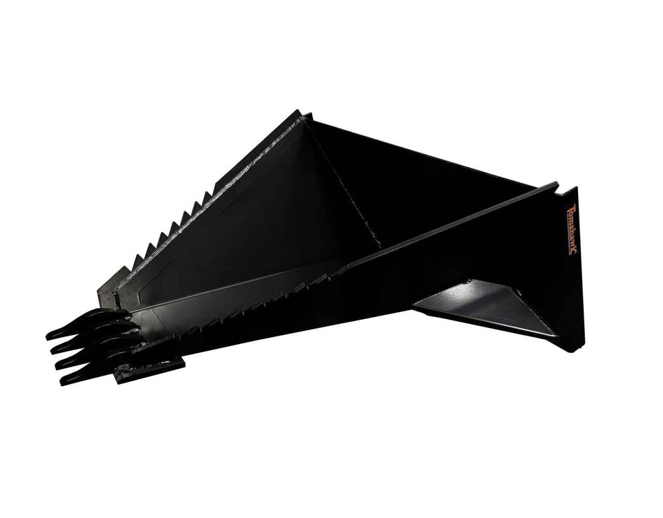 TOMAHAWK STUMP BUCKET SKID STEER QUICK ATTACH ES BUCKET - FREE SHIPPING ...