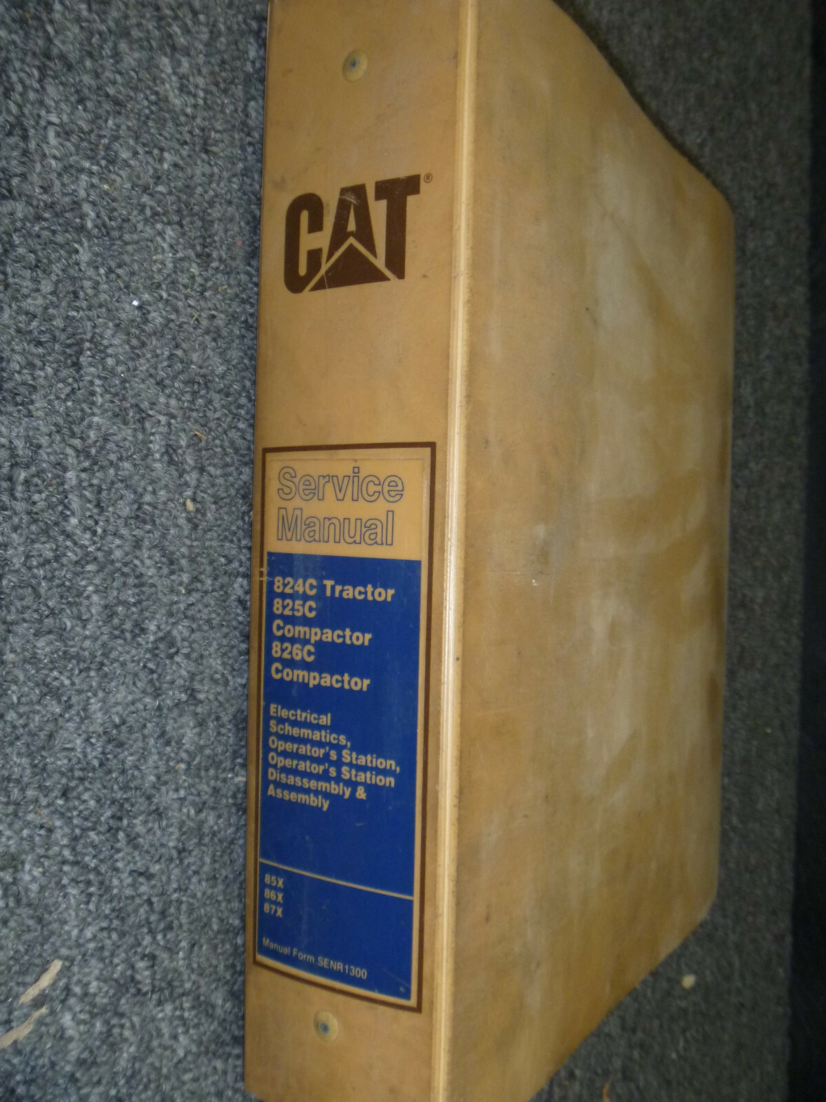 CAT Caterpillar 826C Compactor Electrical Operator Assembly Service ...
