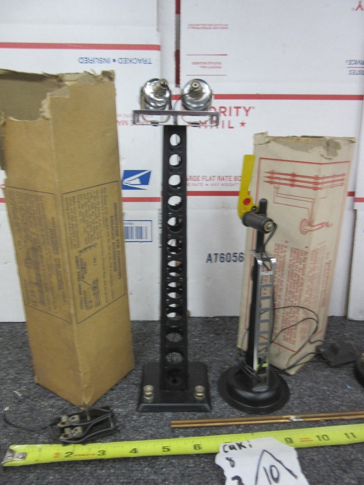 Louis Marx Signal Tower Circuit Breaker vintage antique train railroad ...