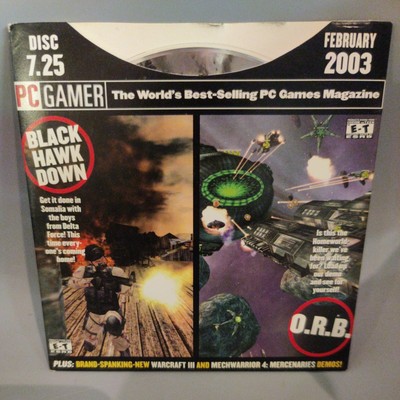 PC Gamer Demo Disc 7.25 - February 2003 - Black Hawk Down - MechWarrior ...