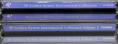 50 Golden Hymns Instrumental Collection Vol. 1 & 2 CD 6 SET Great For ...