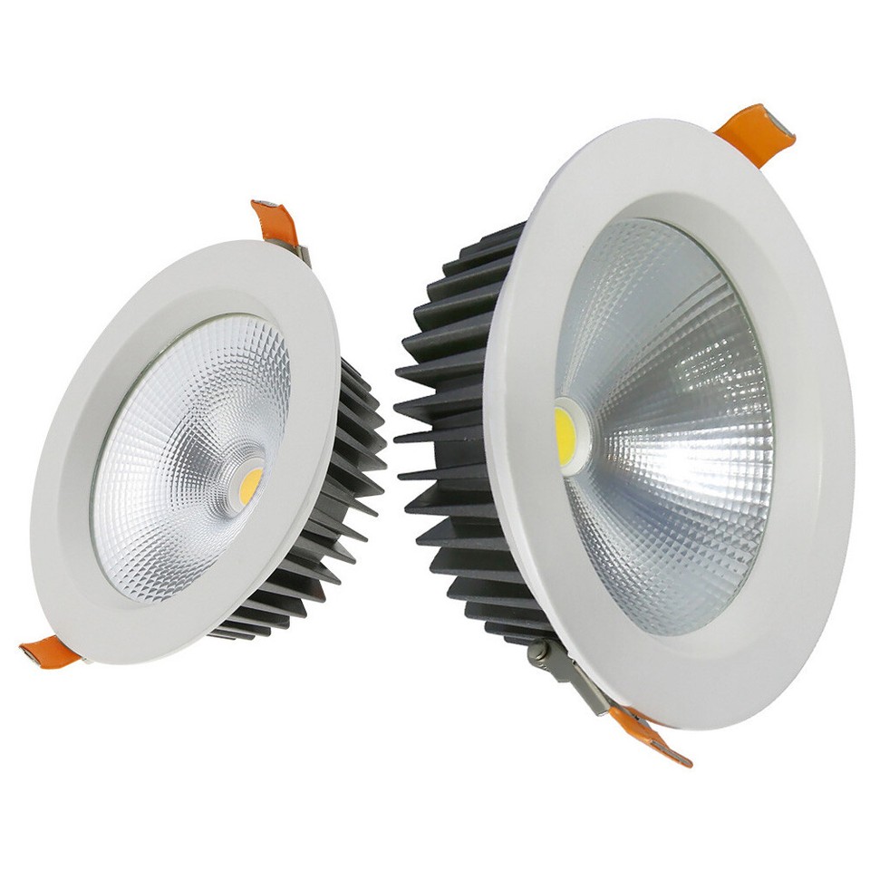 LED Indoor/Outdoor Lamp COB Ceiling Light Fixture Waterproof Downlight ...