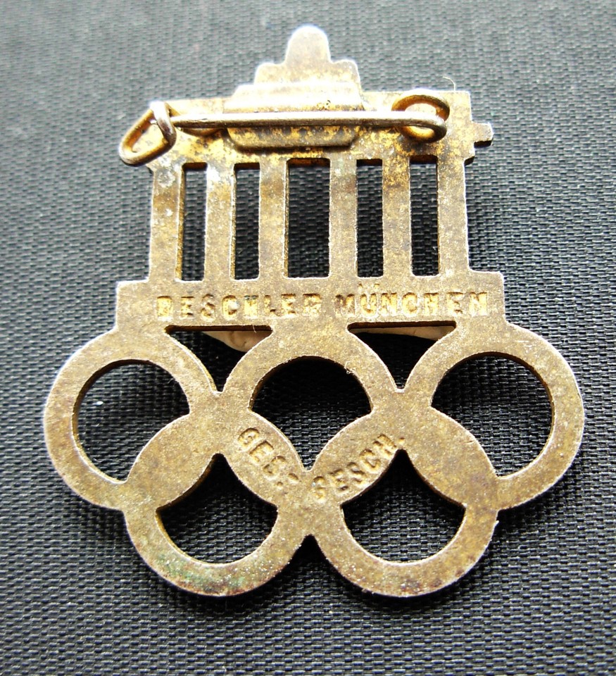 Genuine 1936 Berlin Germany Olympics XI Olympiade Brandenburg Gate ...