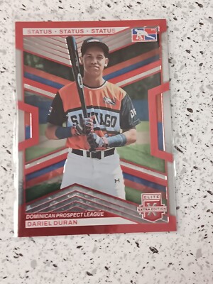 Dariel Duran 2023 Elite Extra Edition #199 Status Red DPL Rookie /199 ...