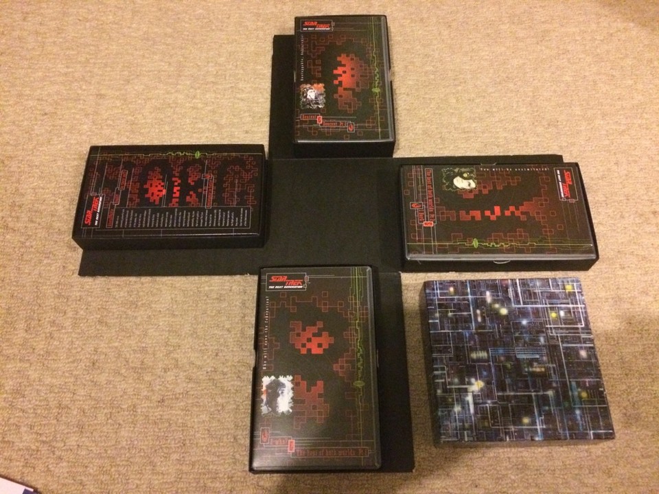 Star Trek The Next Generation VHS 1994 3-Tape Borg Cube Box Set | eBay UK