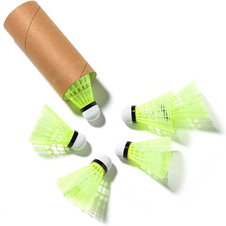 6-Pack Nylon Badminton Shuttlecocks with High Durability, Training ...