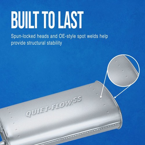 Walker Exhaust Muffler Quiet-Flow SS Assembly OE Replacement 55529 | eBay