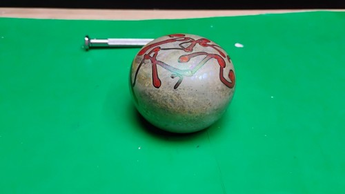 Signed Aaron Slater Studio Art Glass Iridescent Spatter Paperweight | eBay