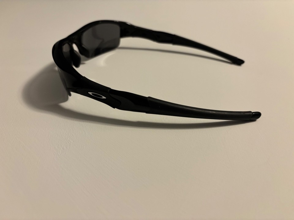 Oakley Flak Jacket Jet Black Frame Black Polarized lens | eBay