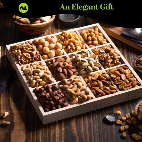 NUT CRAVINGS Gourmet Collection for Holiday Christmas Mixed 12 Nuts ...