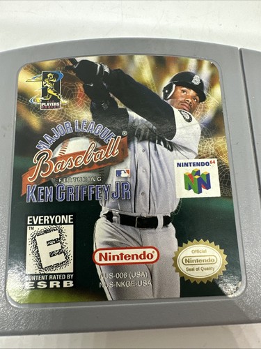 N64 Ken Griffey Jr Slugfest Nintendo 64 Video Game MLB Authentic Tested ...