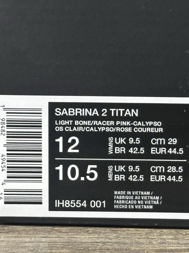 Nike Titan x Sabrina 2 Make Space IH8554-001 Women’s 12 / Men’s 10.5 | eBay