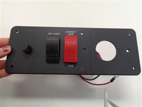 TUFFY TROLLING MOTOR ROCKER SWITCH PANEL KARBONN KNIT 00019919 CARBON ...
