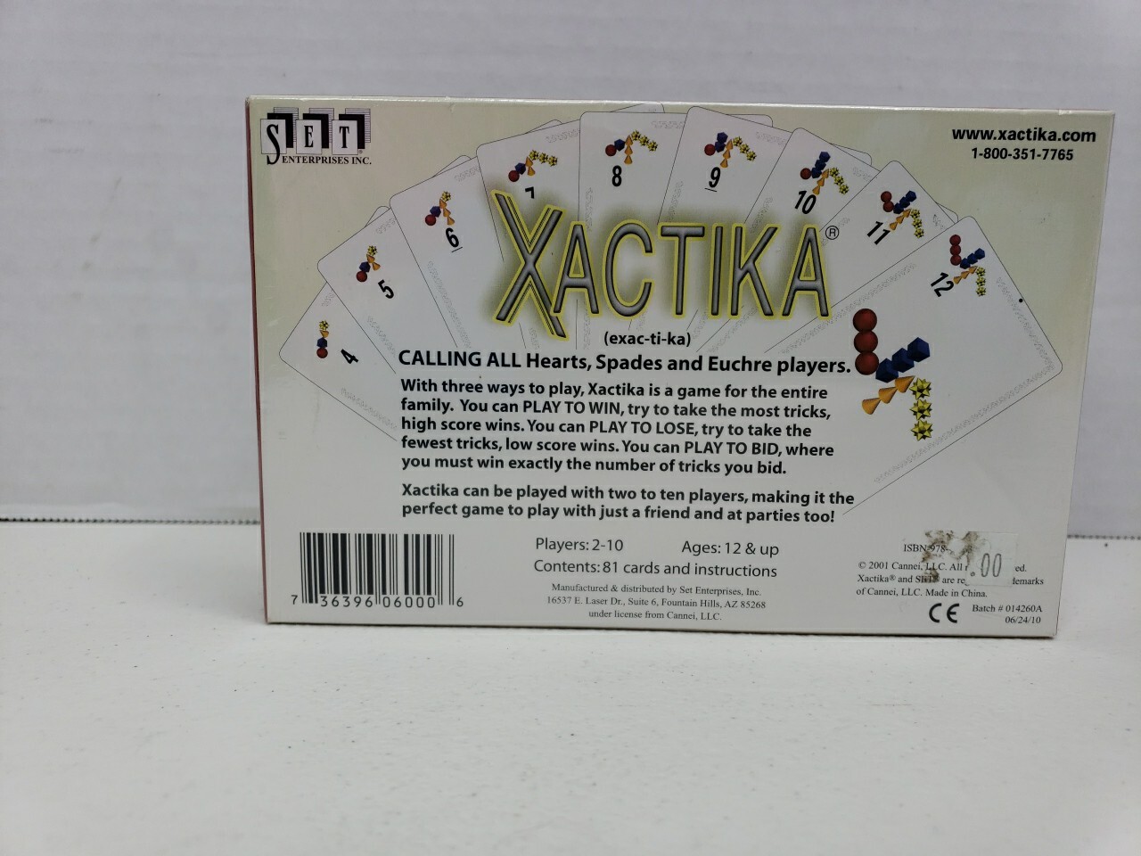 Xactika Bidding Card Game Set Enterprises 2002 Complete VGC for sale ...