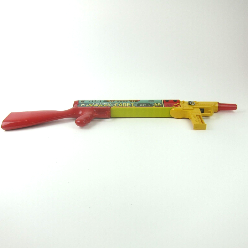 Vintage Tom Corbett Space Cadet Toy Submachine Gun Rifle Louis Marx ...