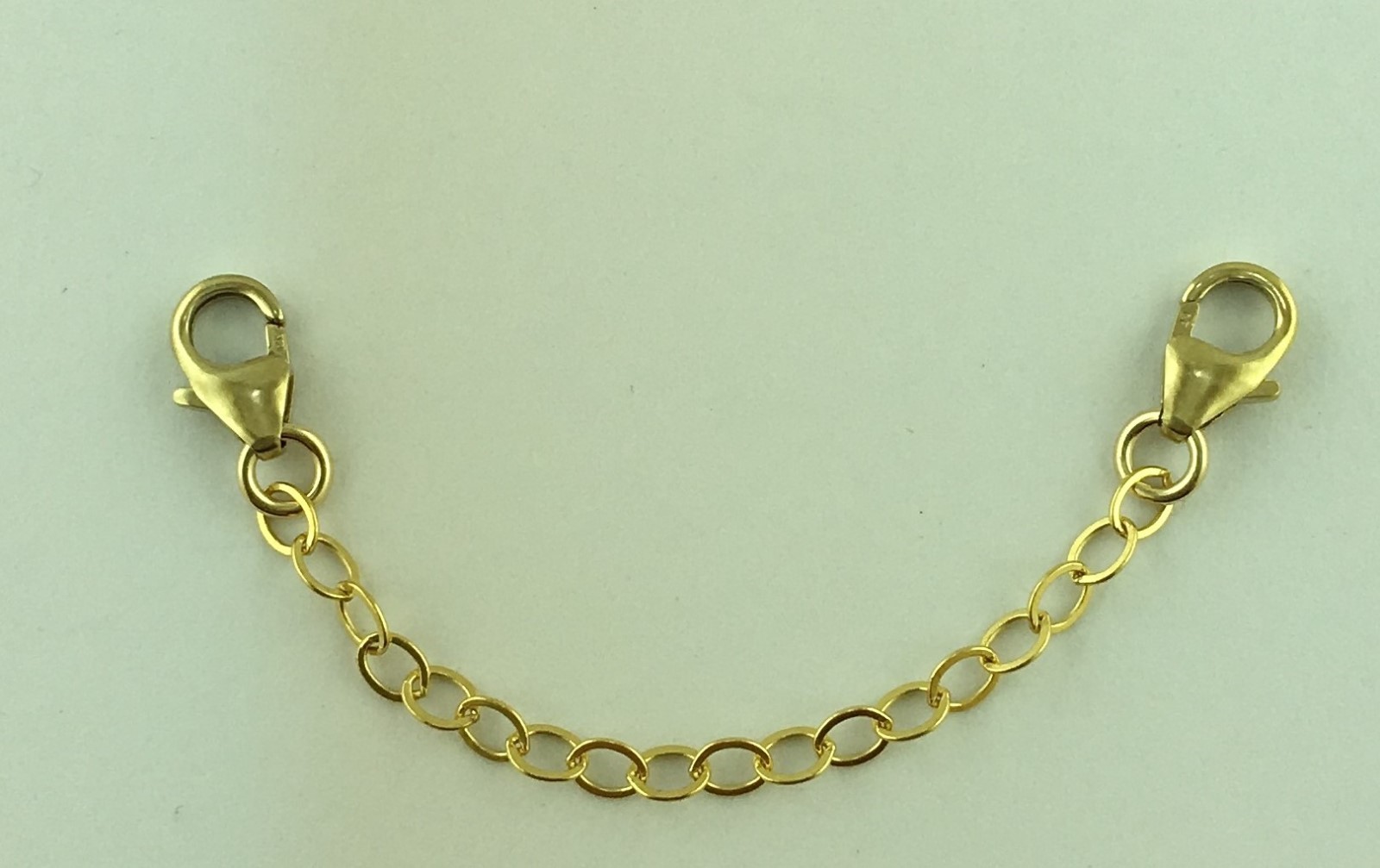 Yellow Gold Filled 1/20 Strong Trace Safety Chain Extenders 2" to 8 ...