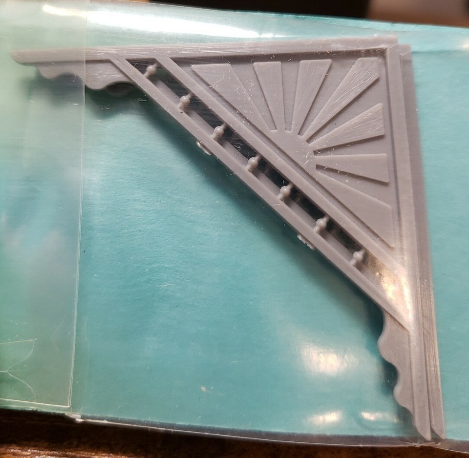 Grandt Line #3564 Sunburst Gable Trim O 1/48 1/4" Scale | eBay