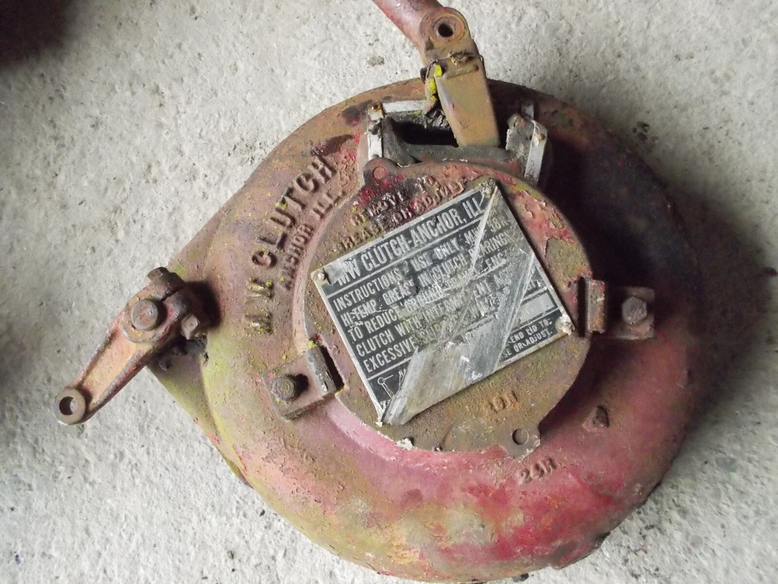 Farmall M SM Super M IH Tractor M&W hand clutch assembly FOR PARTS HARD ...