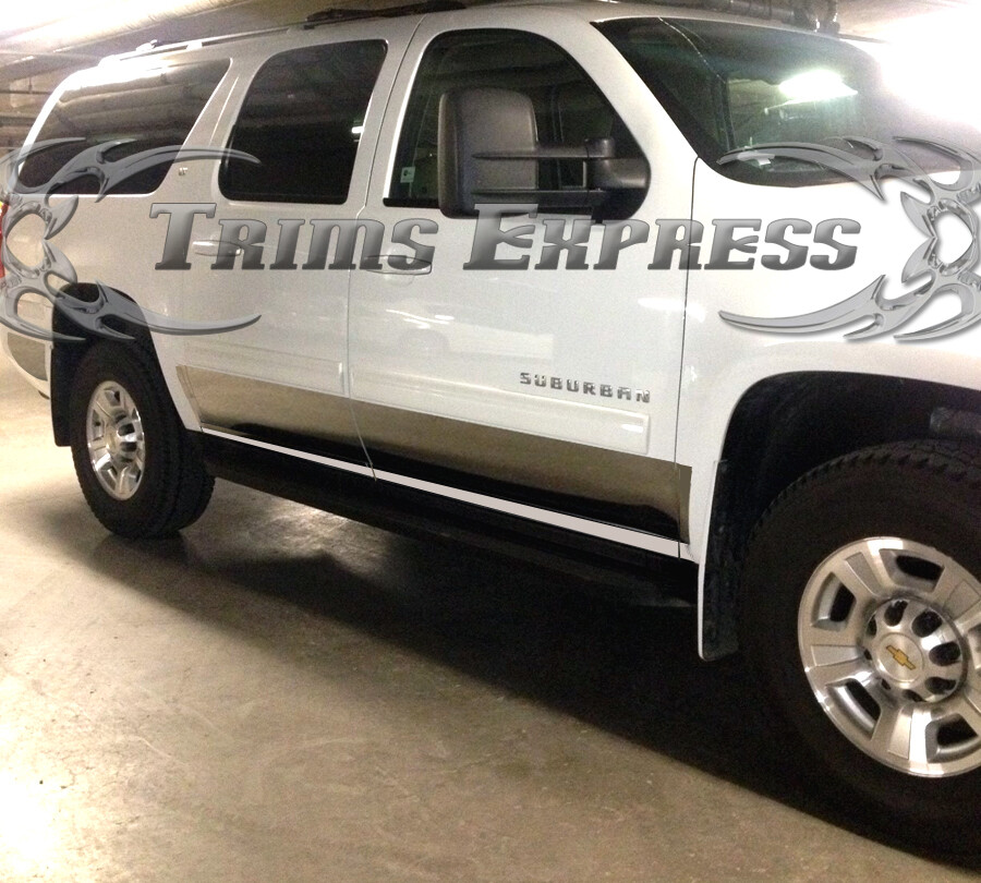 2007-2014 Chevy Avalanche/Suburban Rocker Panel Trim Body Side Molding ...
