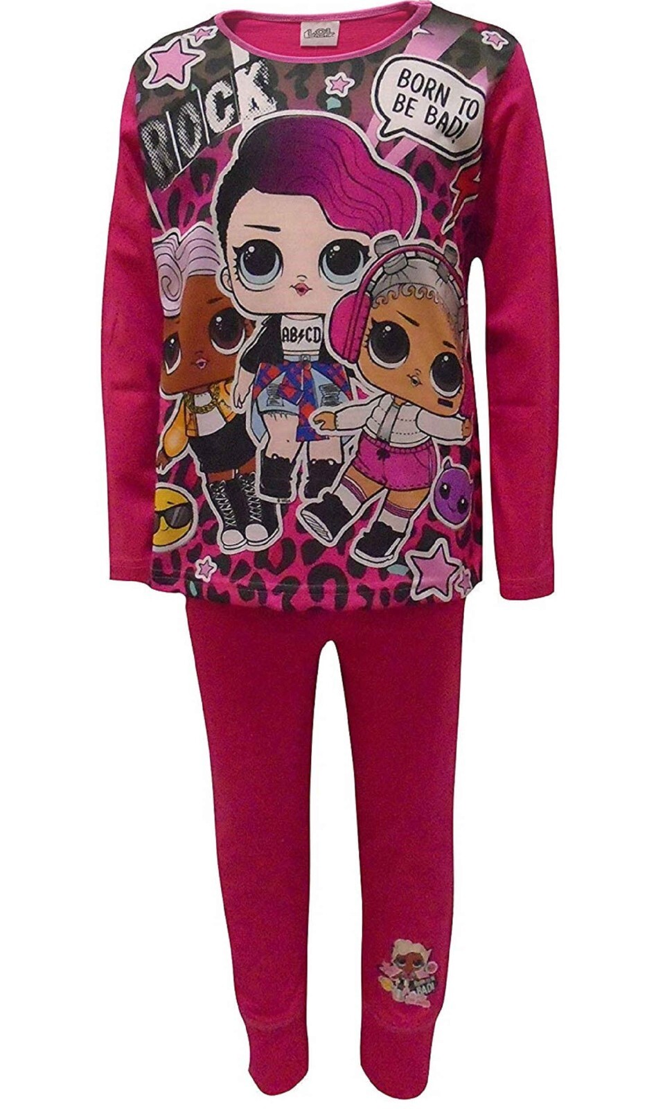 Girls LOL Surprise Dolls Pyjama Set Cotton Lol Surprise Pyjamas Age 4 ...