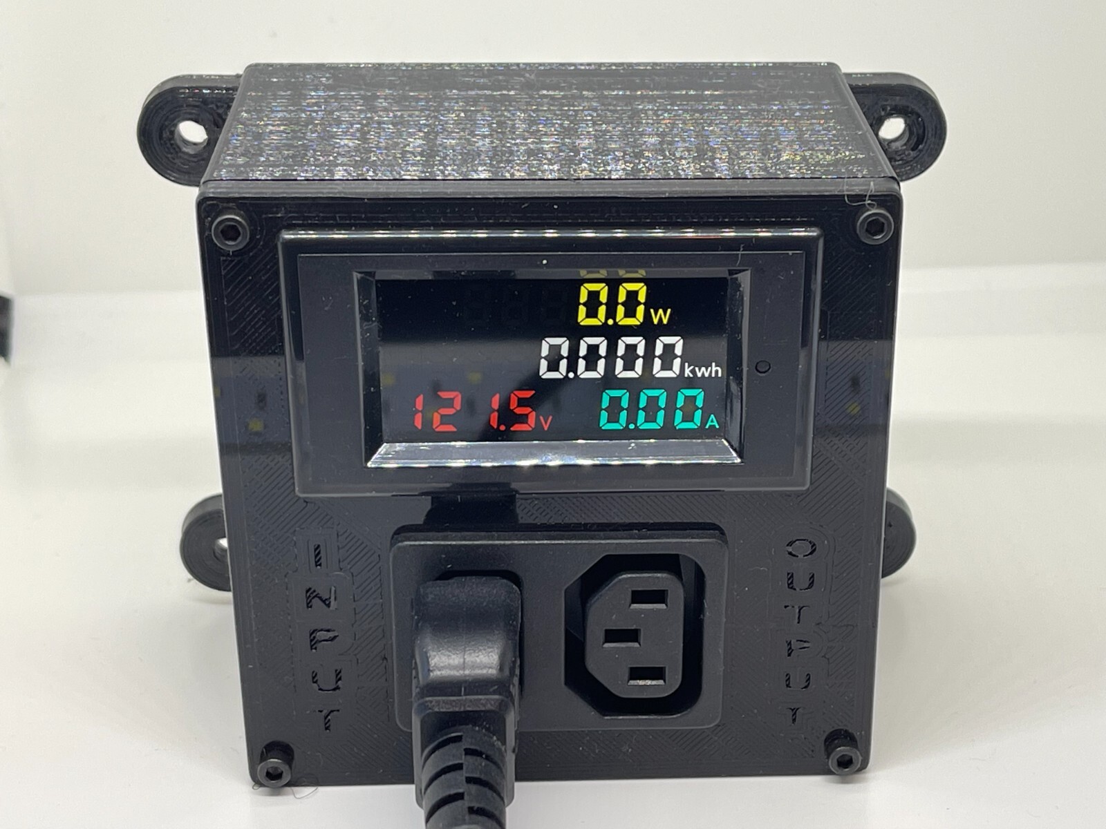 WORKING 110v - 240v Digital Ammeter Voltmeter Box for GPU Mining C13 ...