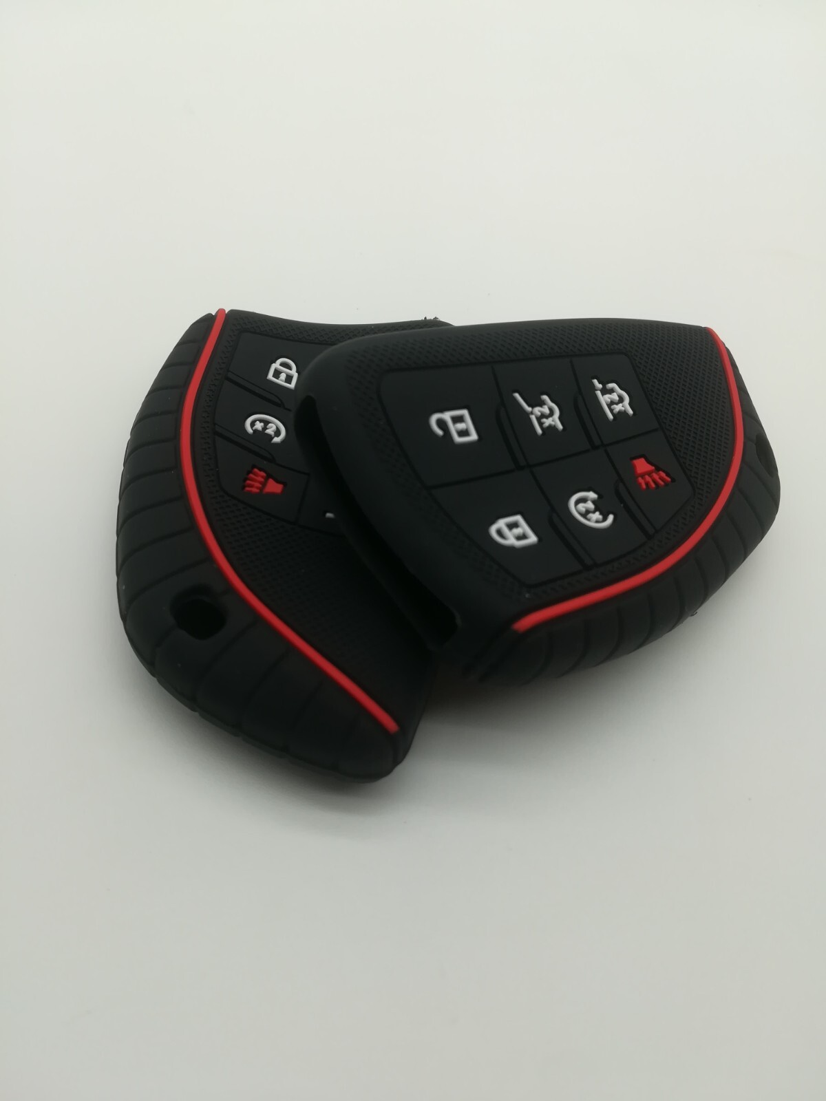 5*Silicone Fob Remote Key Cover for 2021-2022 GMC Yukon Chevrolet Tahoe ...