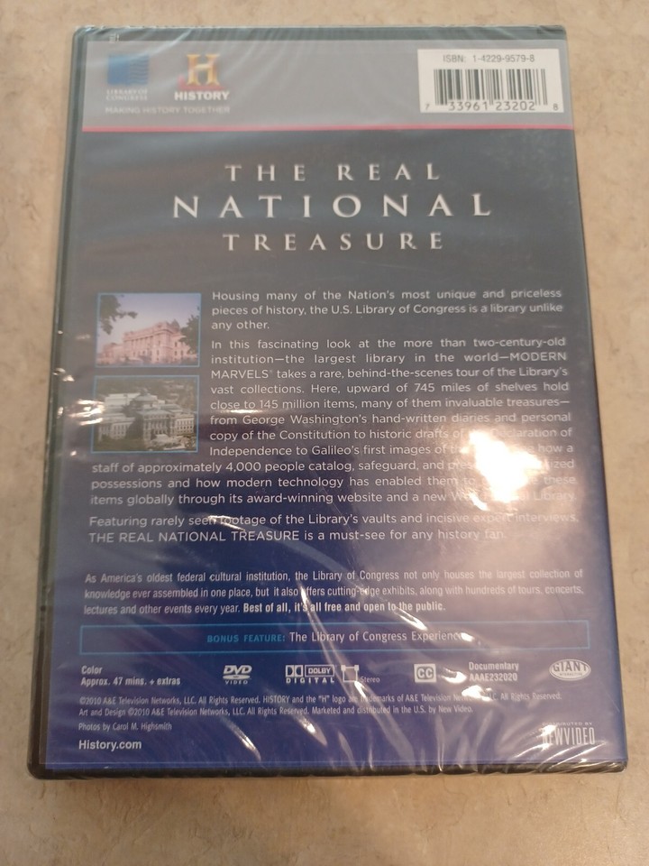 The Real National Treasure (DVD, 2010) *sealed* 733961232028 | eBay